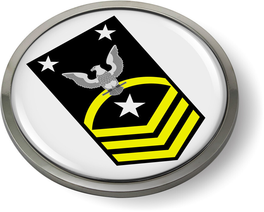U.S. Navy Enlisted Ranks & Insignias, Emblems, Car Stickers CHROME ...