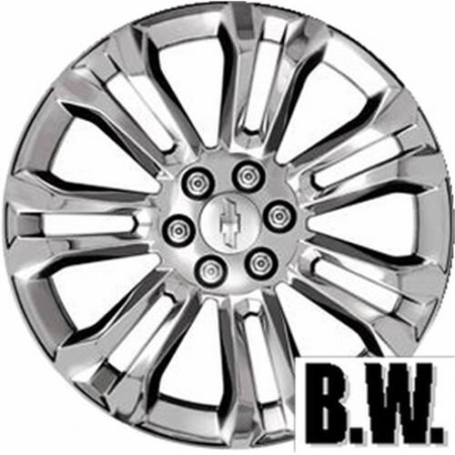 New 22in Wheel for Chevy 1500 Pickup 2014-2019 Chrome Alloy Rim w/o ...