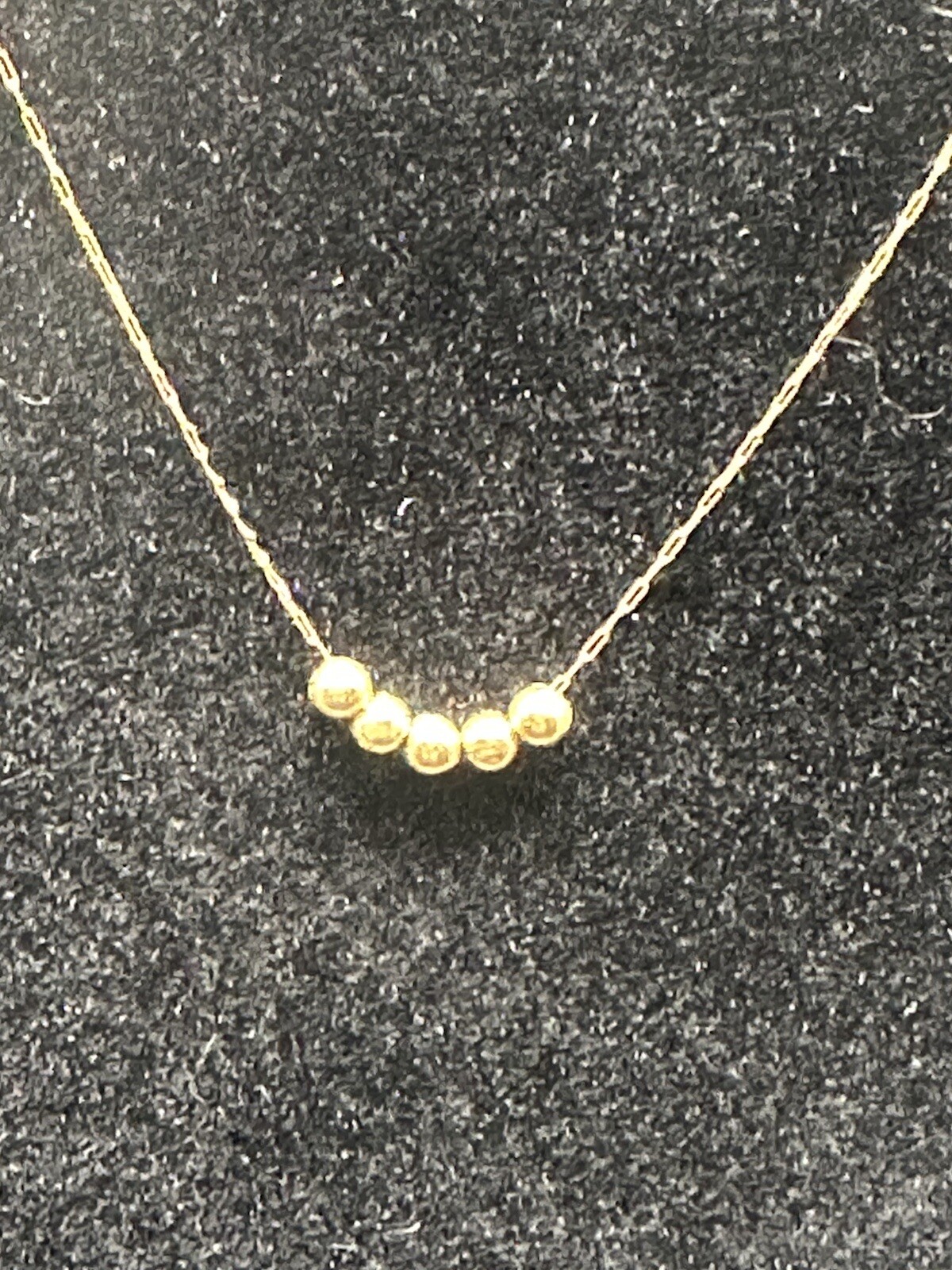 14k Yellow Gold Necklace - Gem
