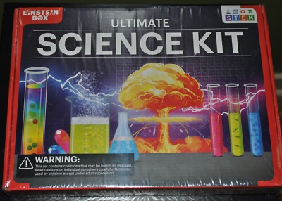 EINSTEIN BOX - ULTIMATE SCIENCE KIT 120 EXPERIMENTS FOR KIDS STEM AGE 8 ...