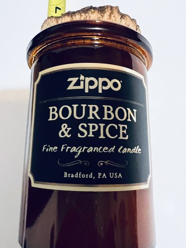 ZIPPO SPIRIT CANDLE 70008 BOURBON & SPICE Premium GLASS & CORK | eBay