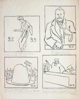 Dessin original de André FOY vers 1910 humour Fantasio Le Rire Sourire ...