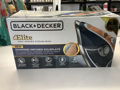 Black And Decker Elite Pro-series Steam Iron | eBay