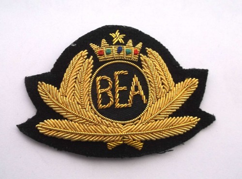 BEA British European Airways Cap Patch Badge | eBay