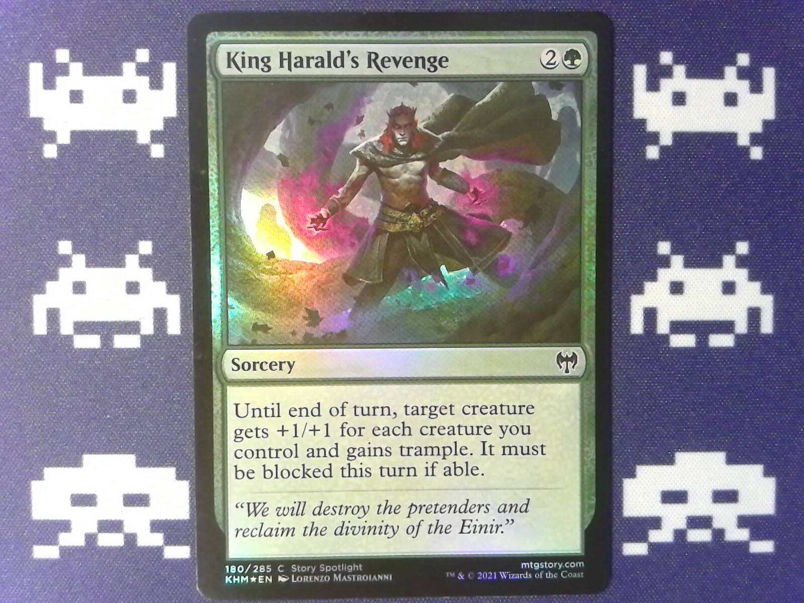 Foil King Harald's Revenge Kaldheim - Magic the Gathering MTG Green | eBay