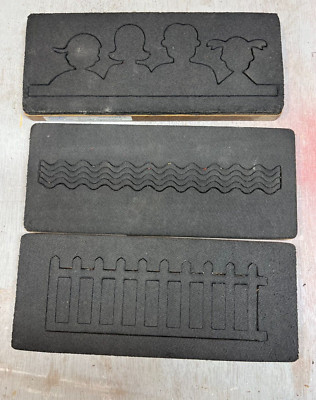 3 AccuCut 11 1/2" X 5 " Cutting Dies; Border Fence, Interlocking ...