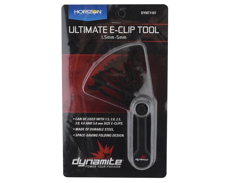 Dynamite DYNT1107 Ultimate E-Clip Eclip E Clip RC Car Truck Tool 1.5mm ...