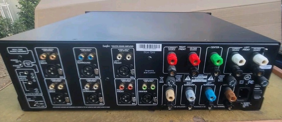 Bob Carver Sunfire TGA-7201 Theater Grand 7 Ch Power Amplifier Amp W ...