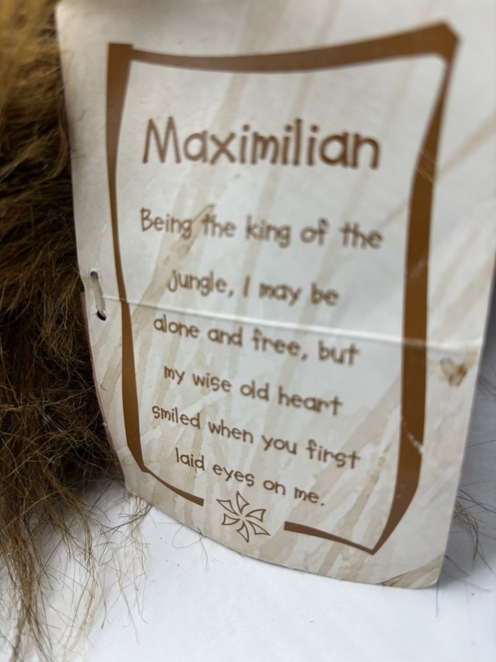 Dakin 22" Lou Rankin Friends Maximilian Brown Lion Stuffed Plush Animal ...