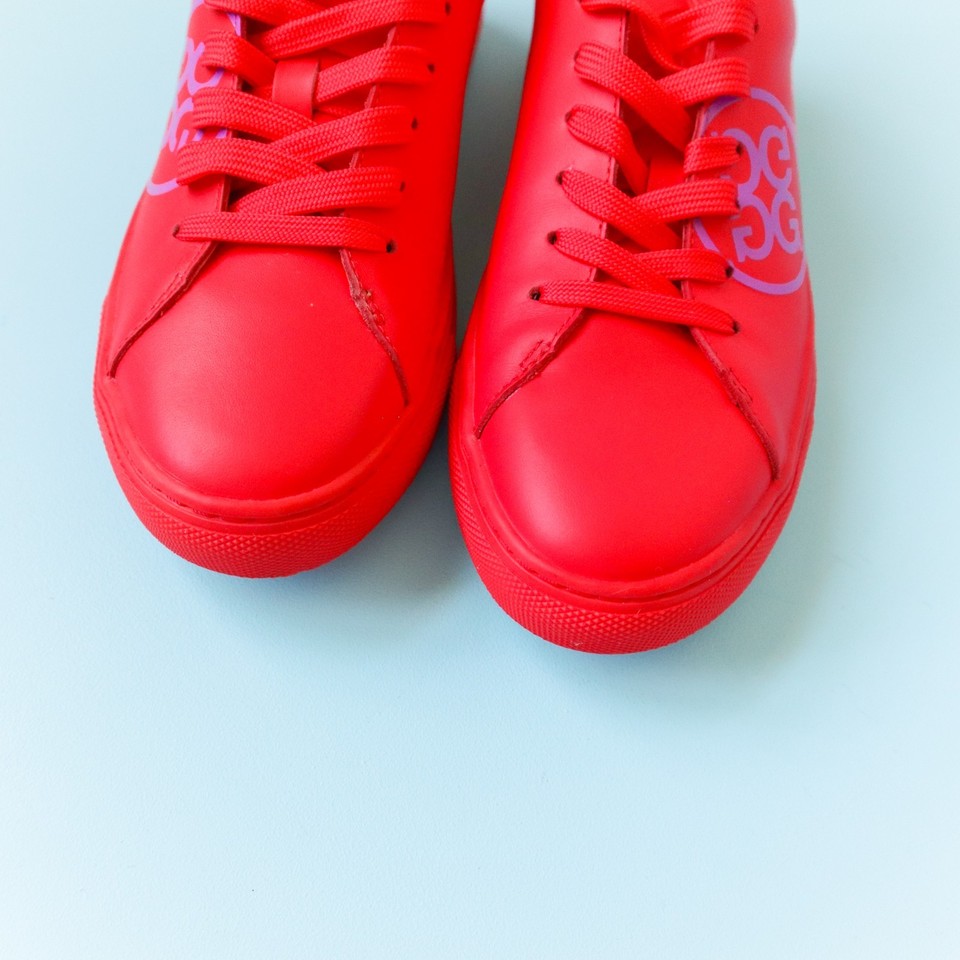 NWOB G/Fore Disruptor Red Lace Up Golf Shoe Sneaker Womens Size 8.5 ...