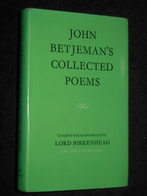 John Betjeman Collected Poems (Hardcover, 1979) Enlarged Edition ...