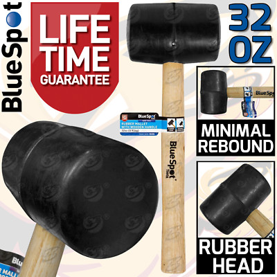Rubber Mallet 32oz Rubber Hammer Paving Mallet With Wooden Handle ...