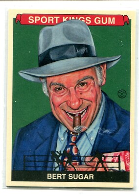 2013 ITG Sport Kings Gum Series F Bert Sugar Base Card #299 BOXING REPORTER | eBay