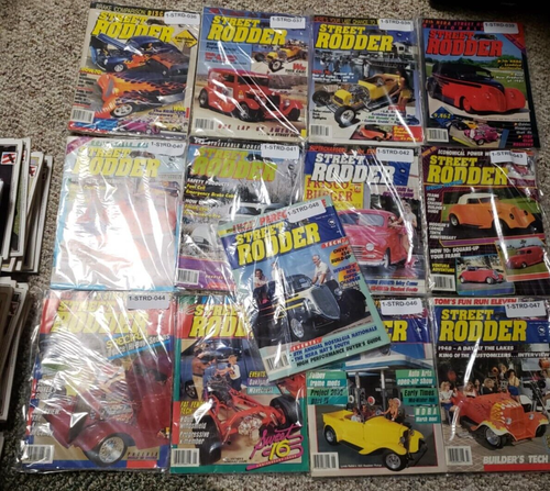 LOT OF 13 STREET RODDER MAGAZINES 1987 1988 MUSCLE CAR VINTAGE CLASSIC ...