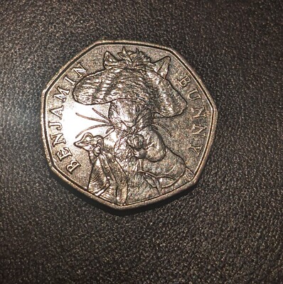 Very Rare 2017 Benjamin Bunny 50p coin | eBay UK