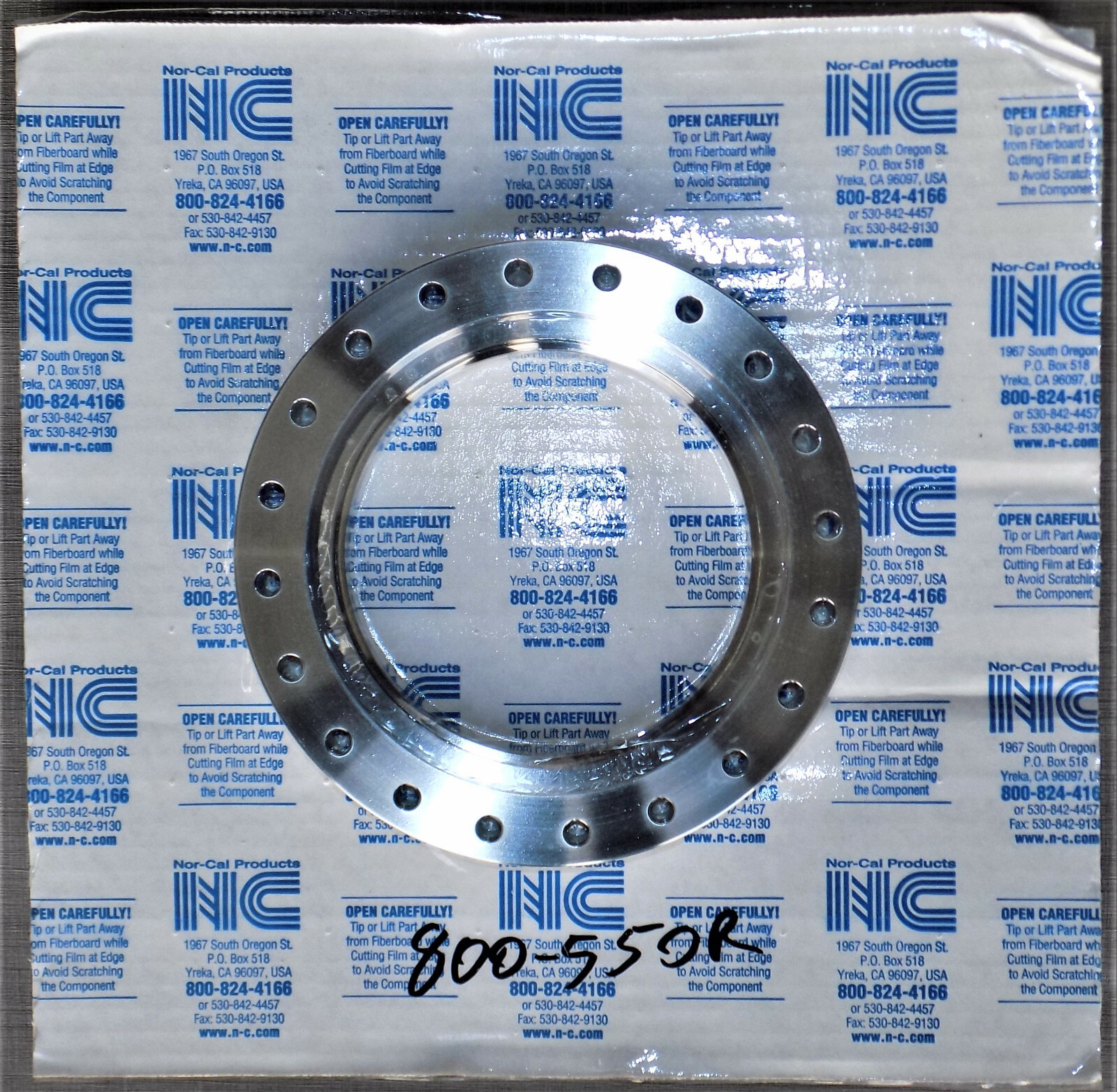 NC NOR CAL PRODUCTS 8" X 5.5" HV CF ROTATABLE CONFLAT VACUUM FLANGE ...