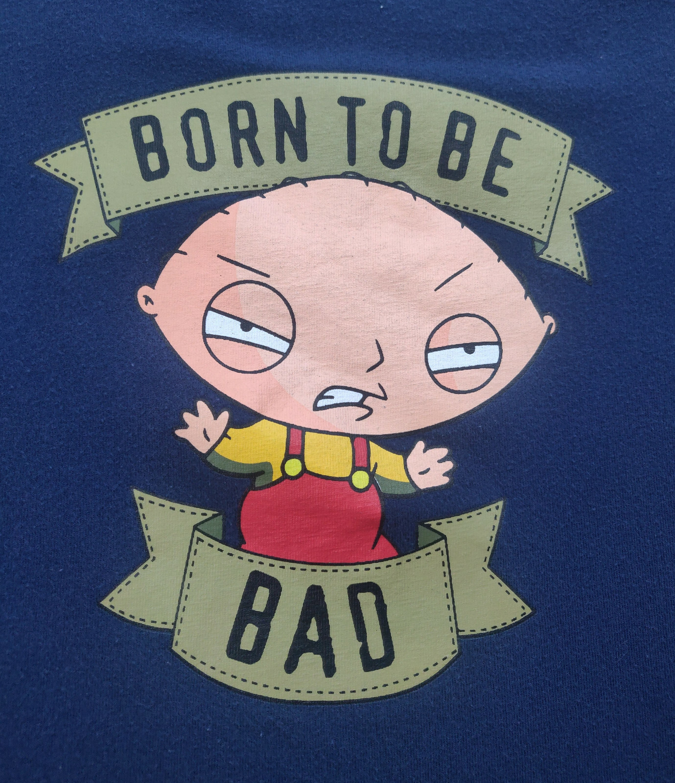 Family Guy Stewie Born to Be Bad Graphic Tshirt Size XL | eBay