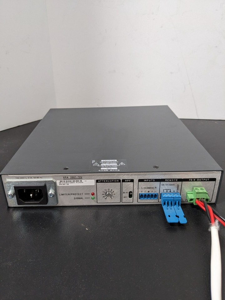 Extron XPA 2001-70V 200 Watt Audio Amplifier with Power Cord | eBay
