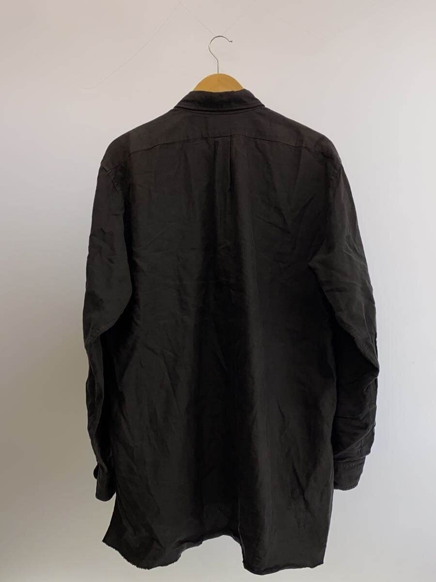 MAATEE&SONS Long Sleeve Shirt -- Linen BLK Solid Color MAATEE&SONS Long Sleeve Shirt -- Linen BLK Solid Color