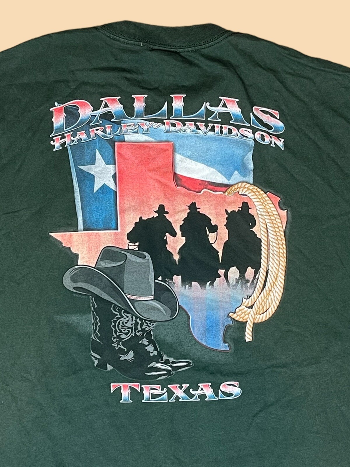 Vintage Dallas Texas Harley Davidson Pinup Girl T-Shi… - Gem