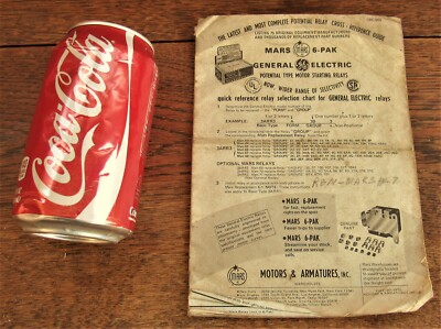 GE MARS potential-type motor starting relays cross-reference guide 1971 ...