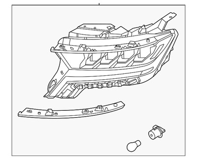 Genuine Kia Headlamp Assembly 92102-R5200 | eBay