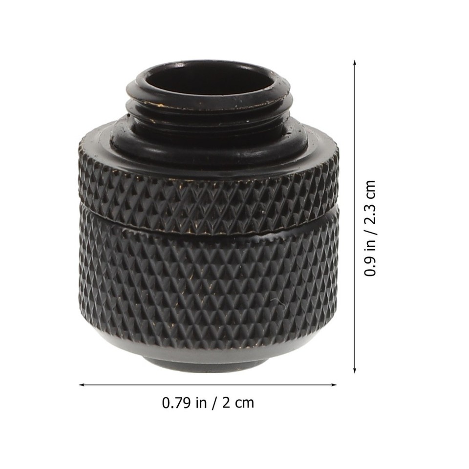 2 Pcs Thread Fitting for Water Cooling Compression Hose Connectors ...