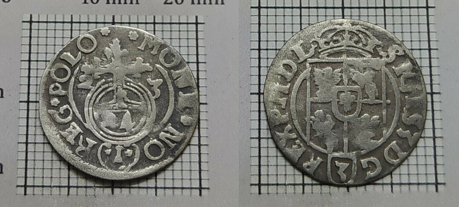 1623 year 1/24 thaler European Coin Original Medieval Era SILVER ...