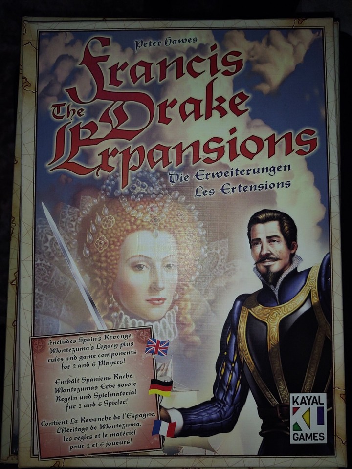 Francis Drake Board Game By Kayak & Eagle Games Pirate Fun Ships ...