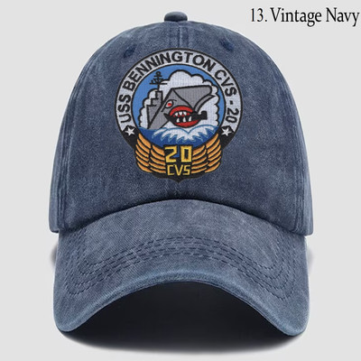 Custom Embroidered Hat CVS-20 USS Bennington, Veteran Cap, Trucker Hat ...