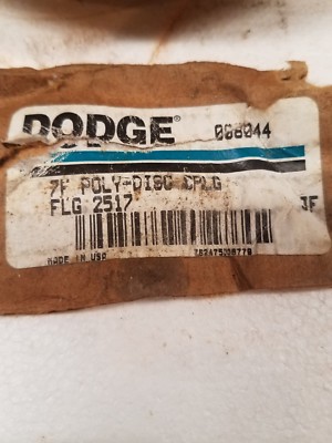 DODGE 008044 7F POLY-DISC COUPLING FLG 2517 | eBay