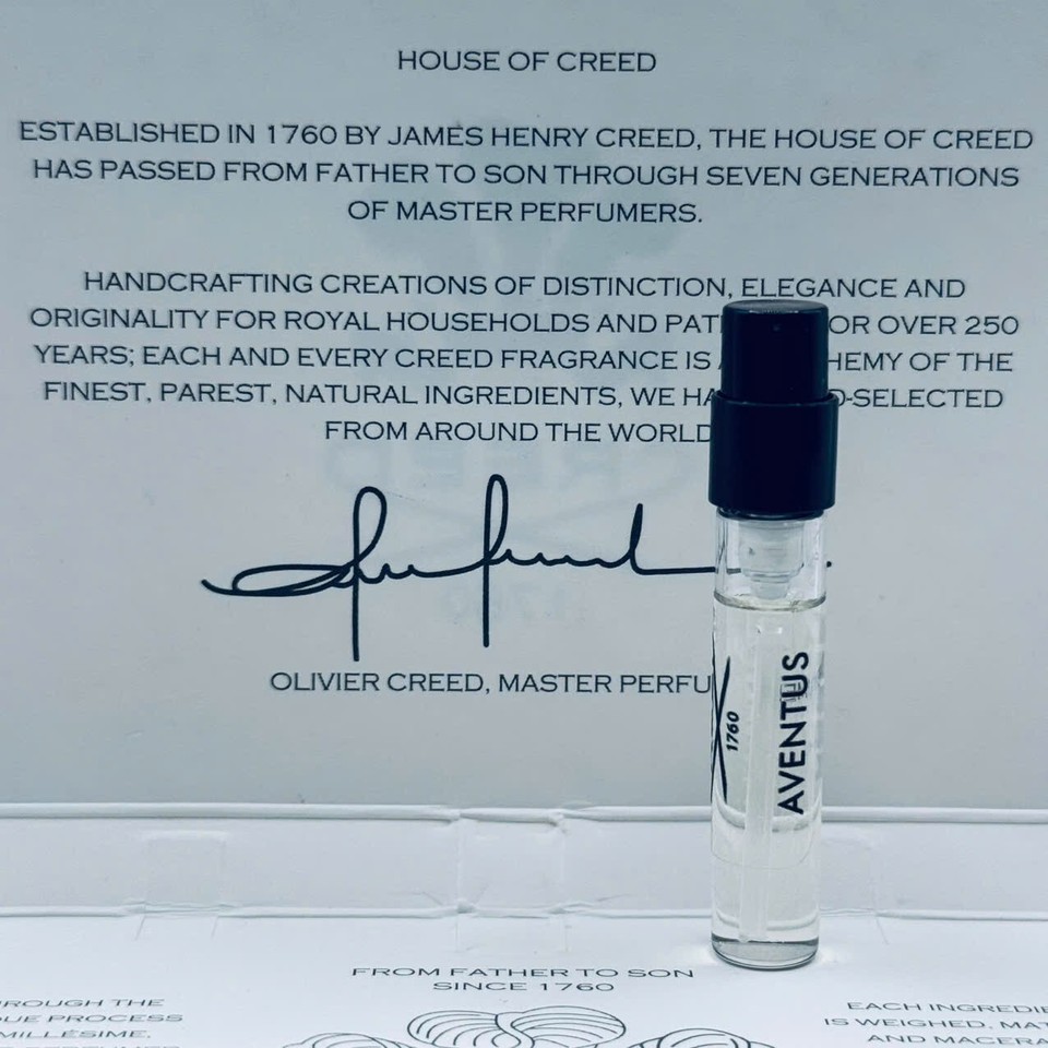 Creed Aventus For Men Eau De Parfum Sample - Spray 2ml/0.06oz | eBay