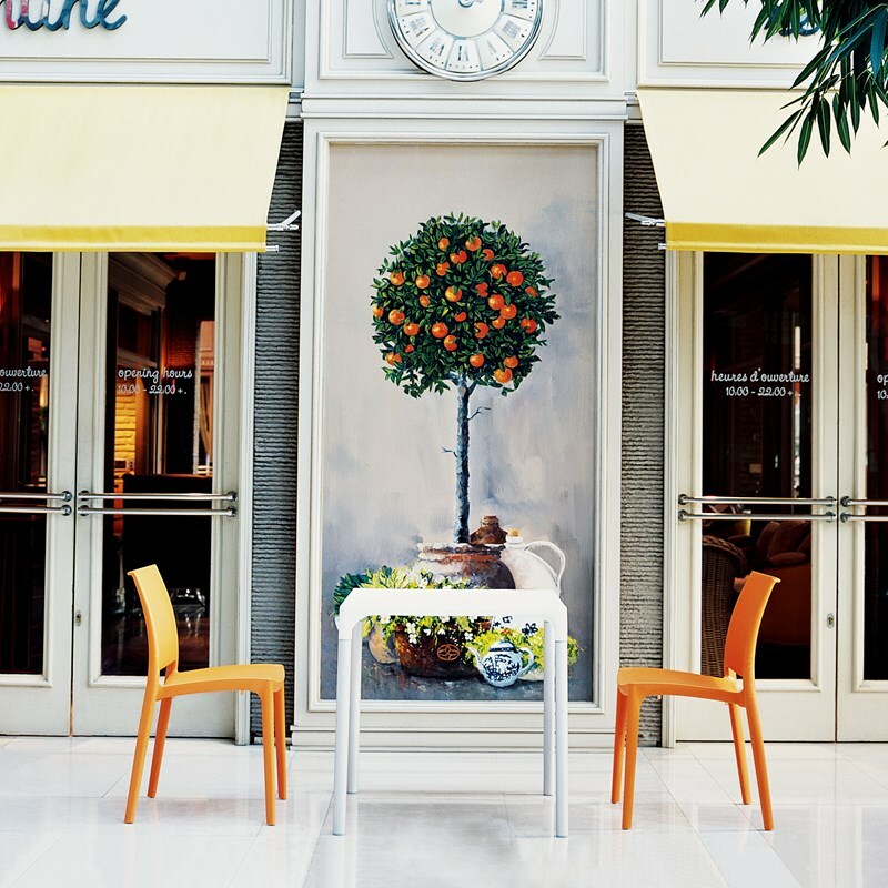 Compamia Maya Patio Dining Chair in Orange | eBay