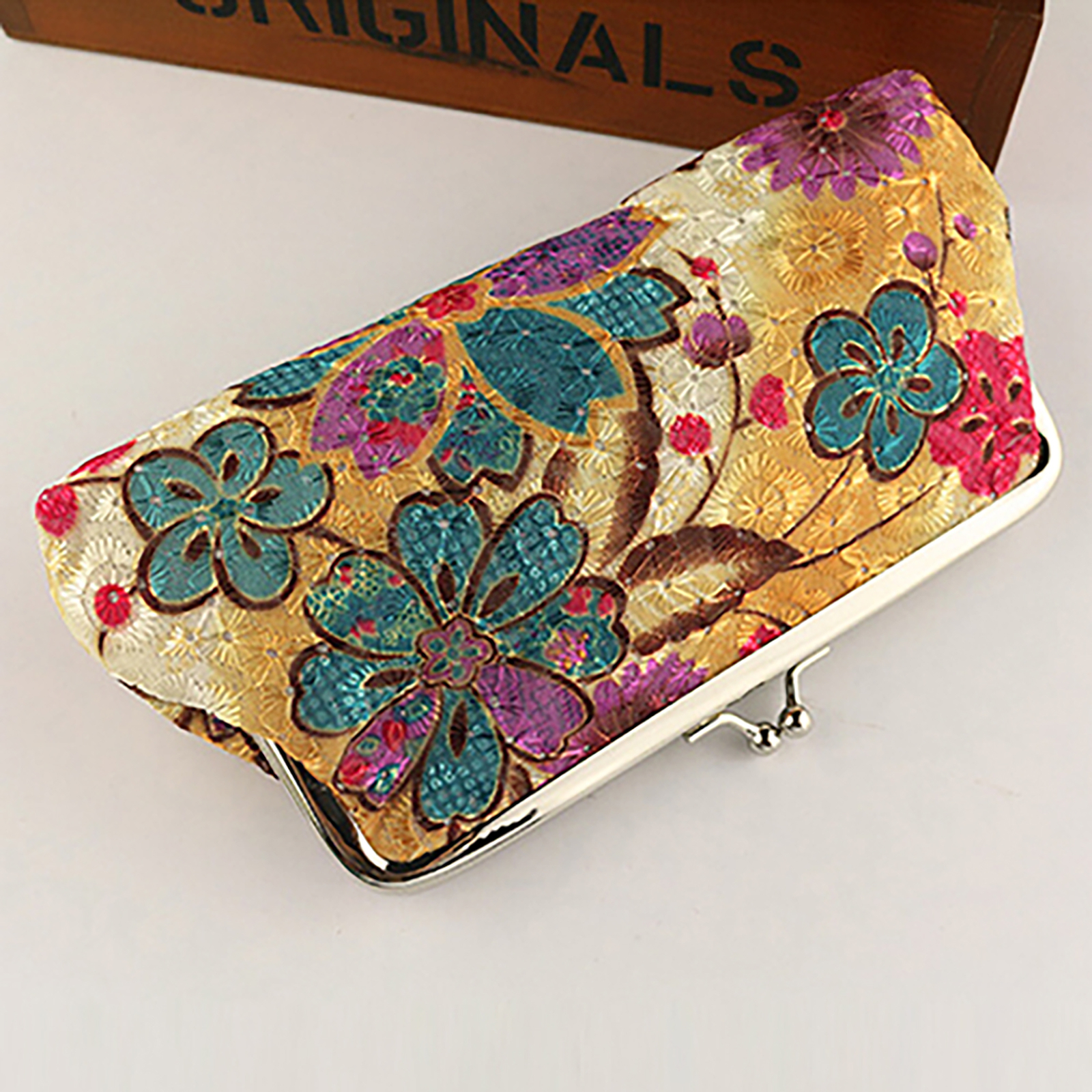 Card Holder Wear-resistant Gift Embroidery Flower Coin Purse Women | eBay