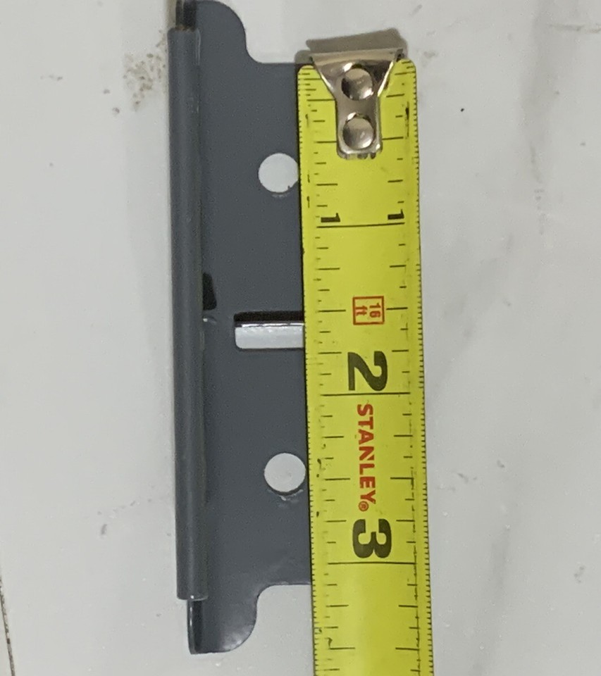 Edsal Muscle Rack D Steel Post Coupling GREY (4 Pack) 4"H x 1.375"W x 1 ...