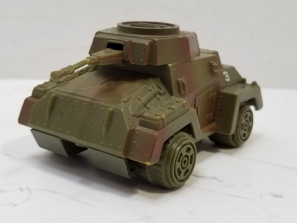 Vintage Mini Mighty Mo Friction Military Tank Vehicle 7125 Ideal 1974 ...