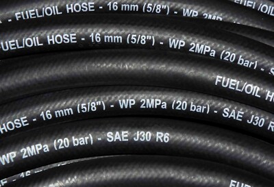 Reinforced rubber fuel line/pipe for petrol,diesel,oil,all sizes | eBay