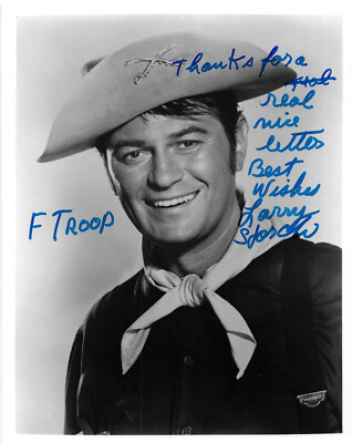 Storch, Larry: Autographed 8"x10" photo – aka Cpl. Randolph Agarn, F ...