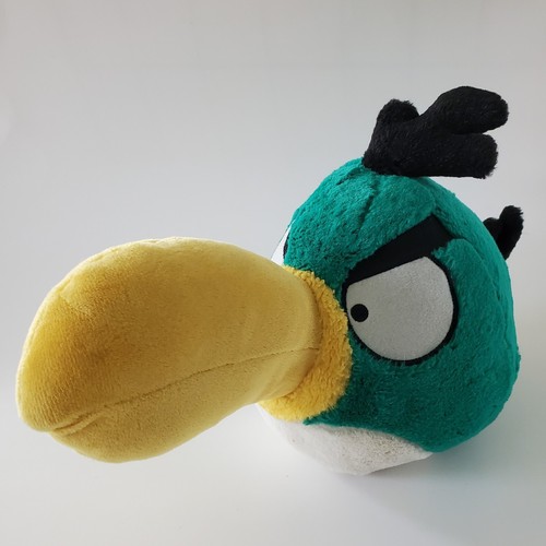 Angry Birds Green Hal Toucan Plush 13" Stuffed Toy No Sound 2010 | eBay