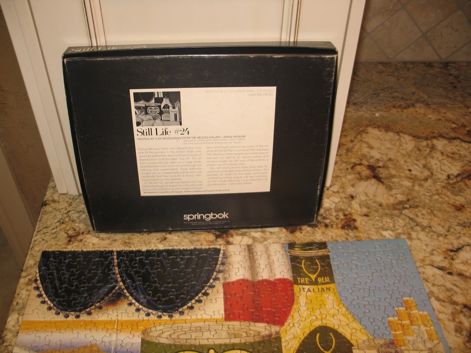 Vintage 1972 Springbok Puzzle Still Life #24 Tom Wesselmann Complete | eBay