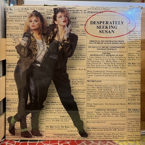 Desperately Seeking Susan / Making Mr. Right, Soundtrack, LP: Tomas ...