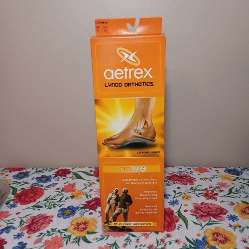 Aetrex Lynco Orthotics L205 Insole Conform Series Mens SIZE US 14 | eBay