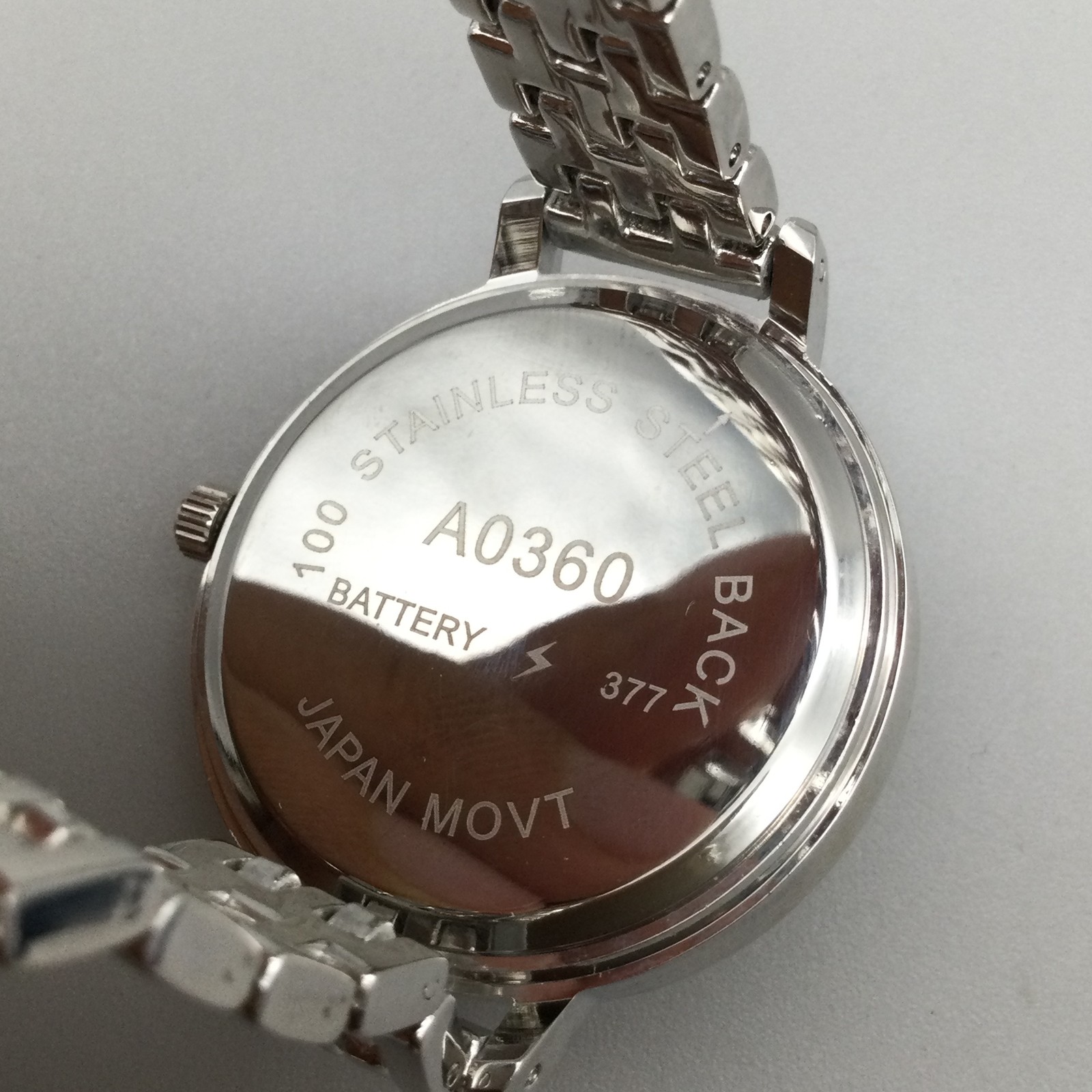 Womens Silver Tone Watch Bracelet Set Crystal Rainbow Charms New ...