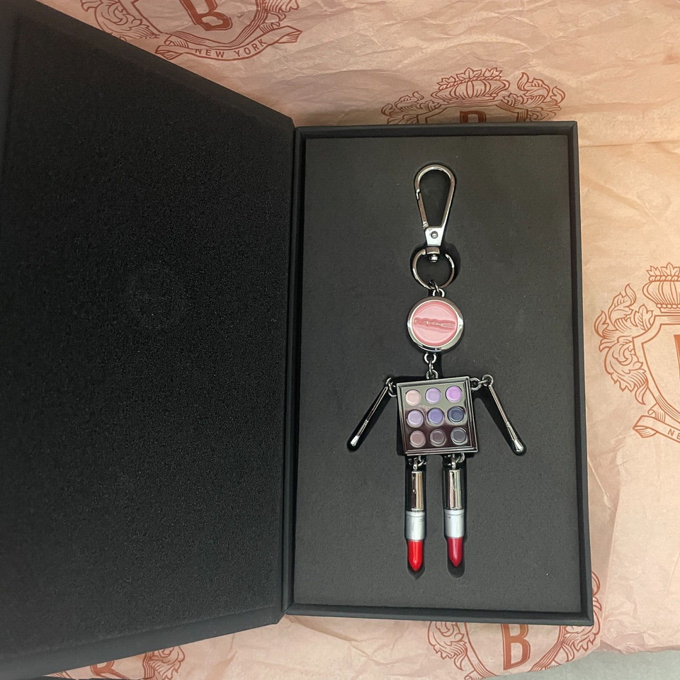 MAC Cosmetics Lover Obsessed Robot Key Chain Clip or Purse Fob | eBay