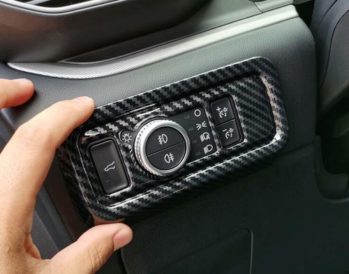 For Ford Explorer 2020-2022 Carbon Fiber Function Control Button Frame ...