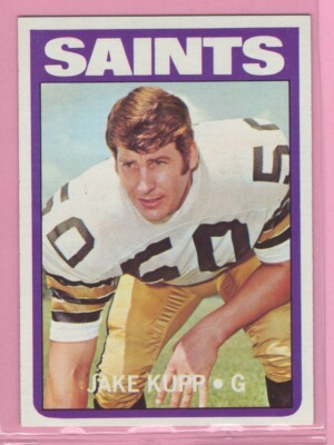 1972 Topps # 164 Jake Kupp - Saints - Box 727-311 | eBay