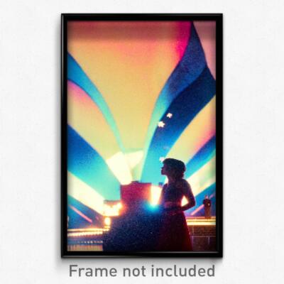 Pixel Art Poster - Remote Independence Day (8 Bit Psychedelic Video ...