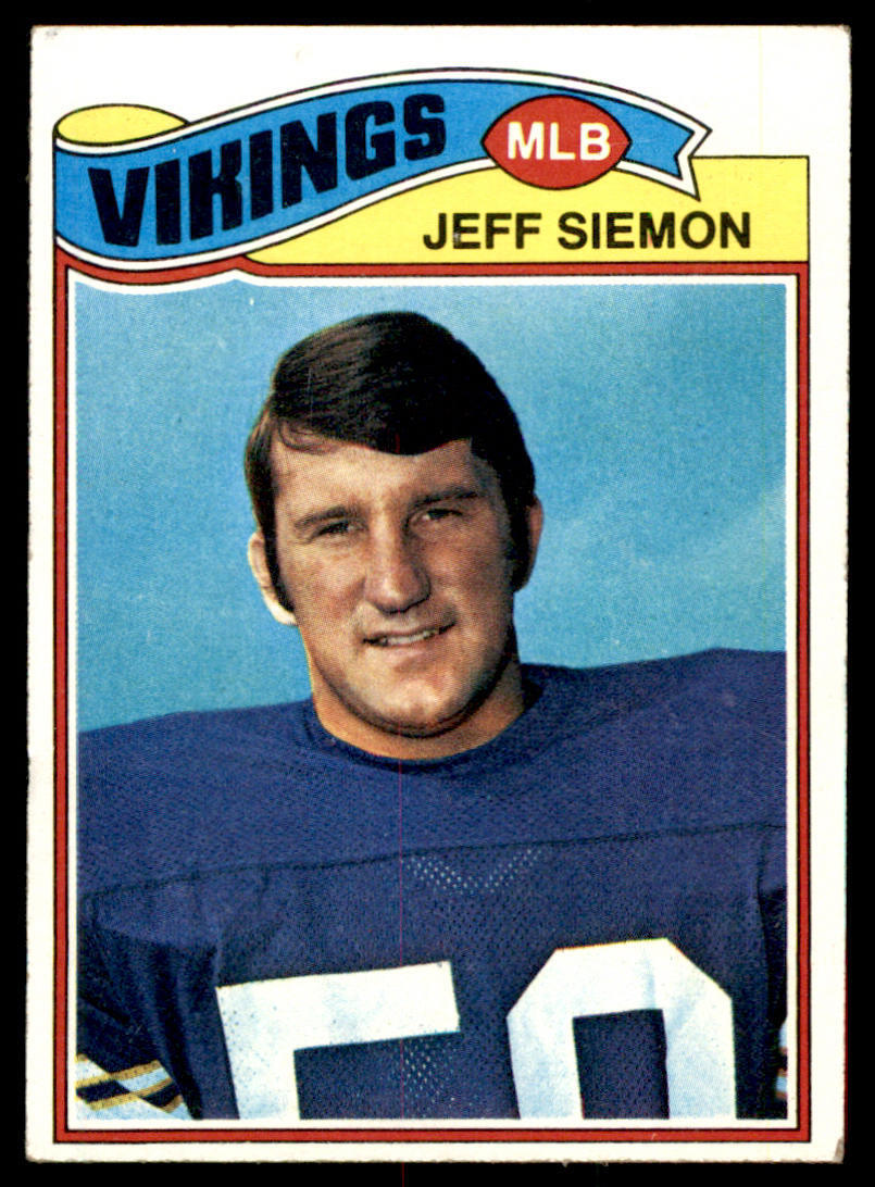 1977 Topps #465 Jeff Siemon (surface wear) | eBay