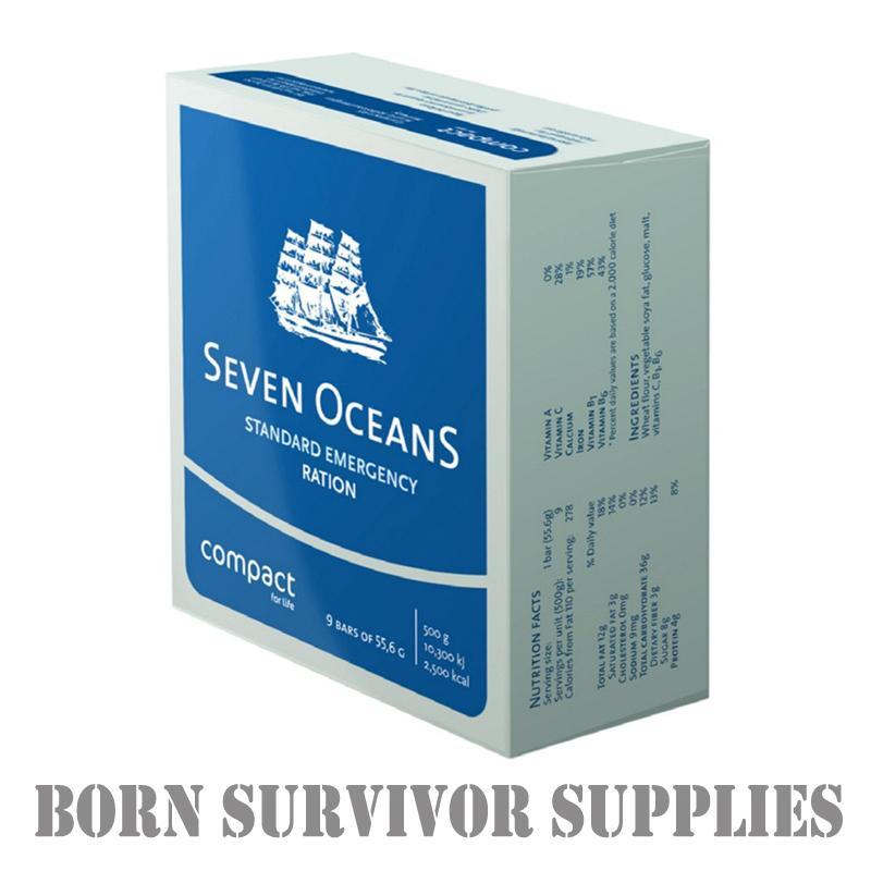 Seven Oceans SOS Emergency Food Ration Biscuits - Lifeboat Liferaft ...