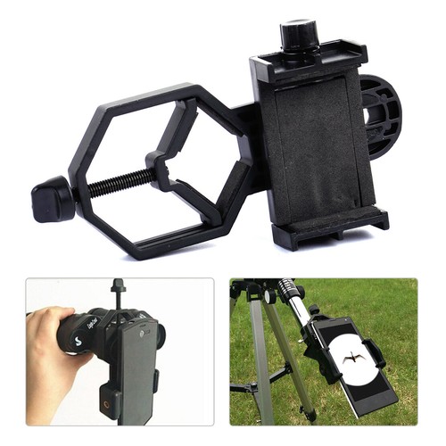 Smart Phone Holder Binocular Monocular Spotting Scope Telescope Mount ...